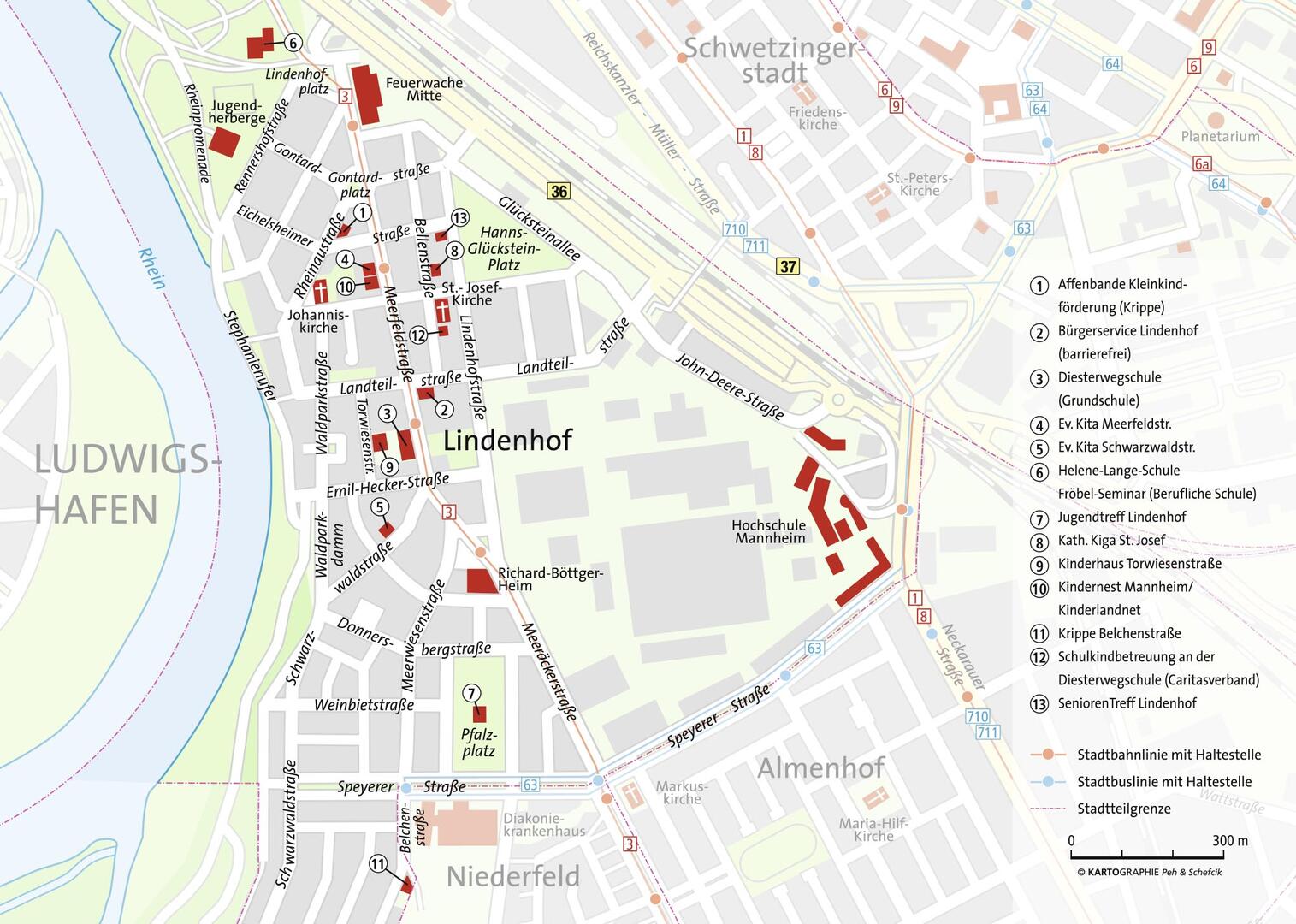 Lustwandeln am Stephanienufer im Lindenhof | Mannheim.de
